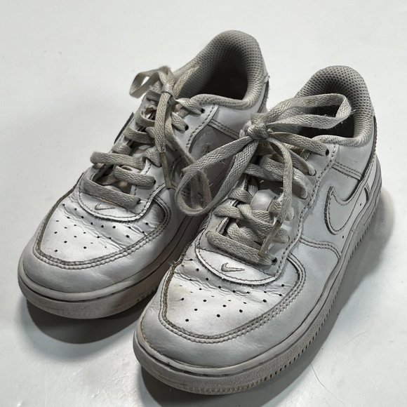 Nike | Shoes | Nike Force Le Little Kids Size 13c White Leather ...